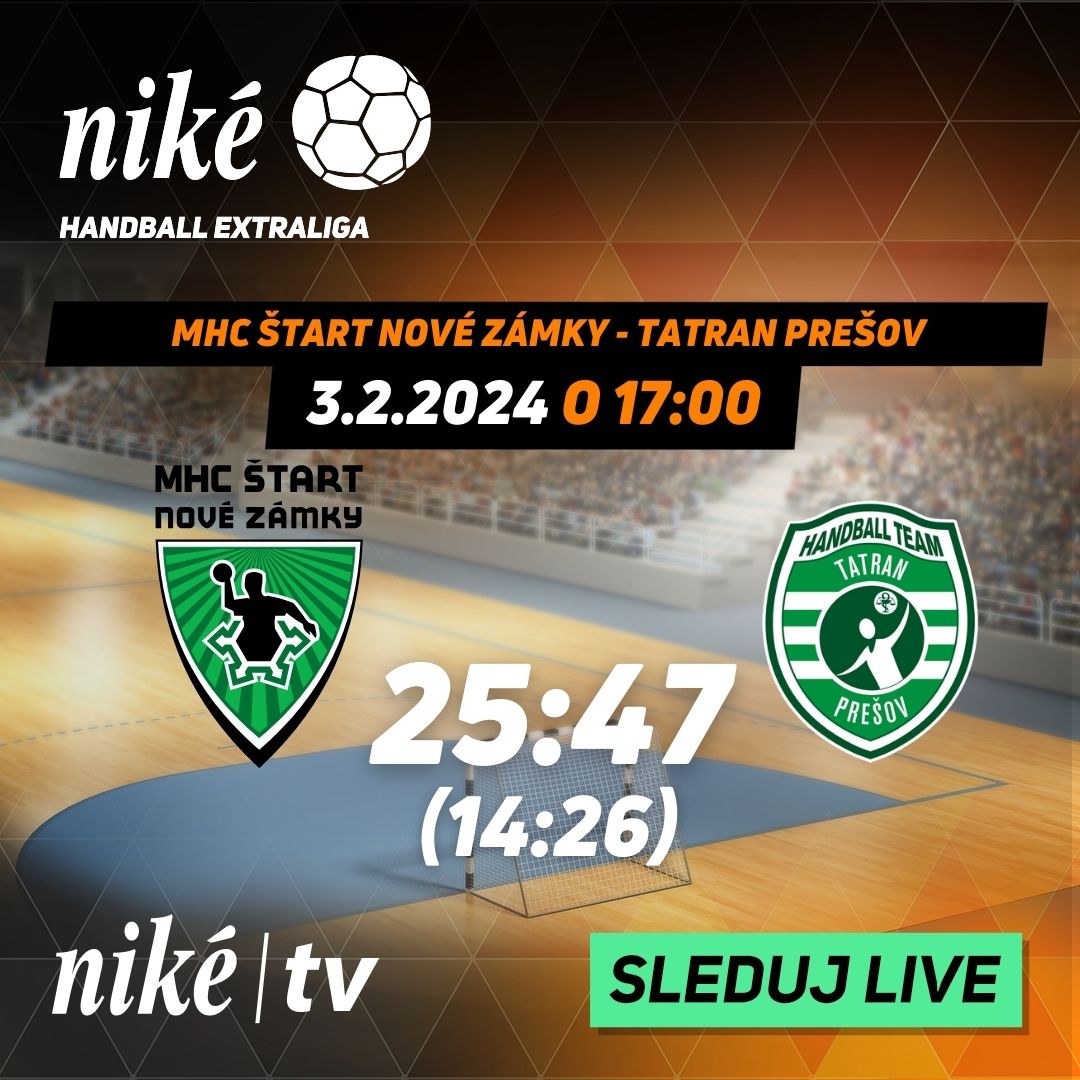 NHE: V Nových Zámkoch nové gólové maximum | Handball Team Tatran Prešov